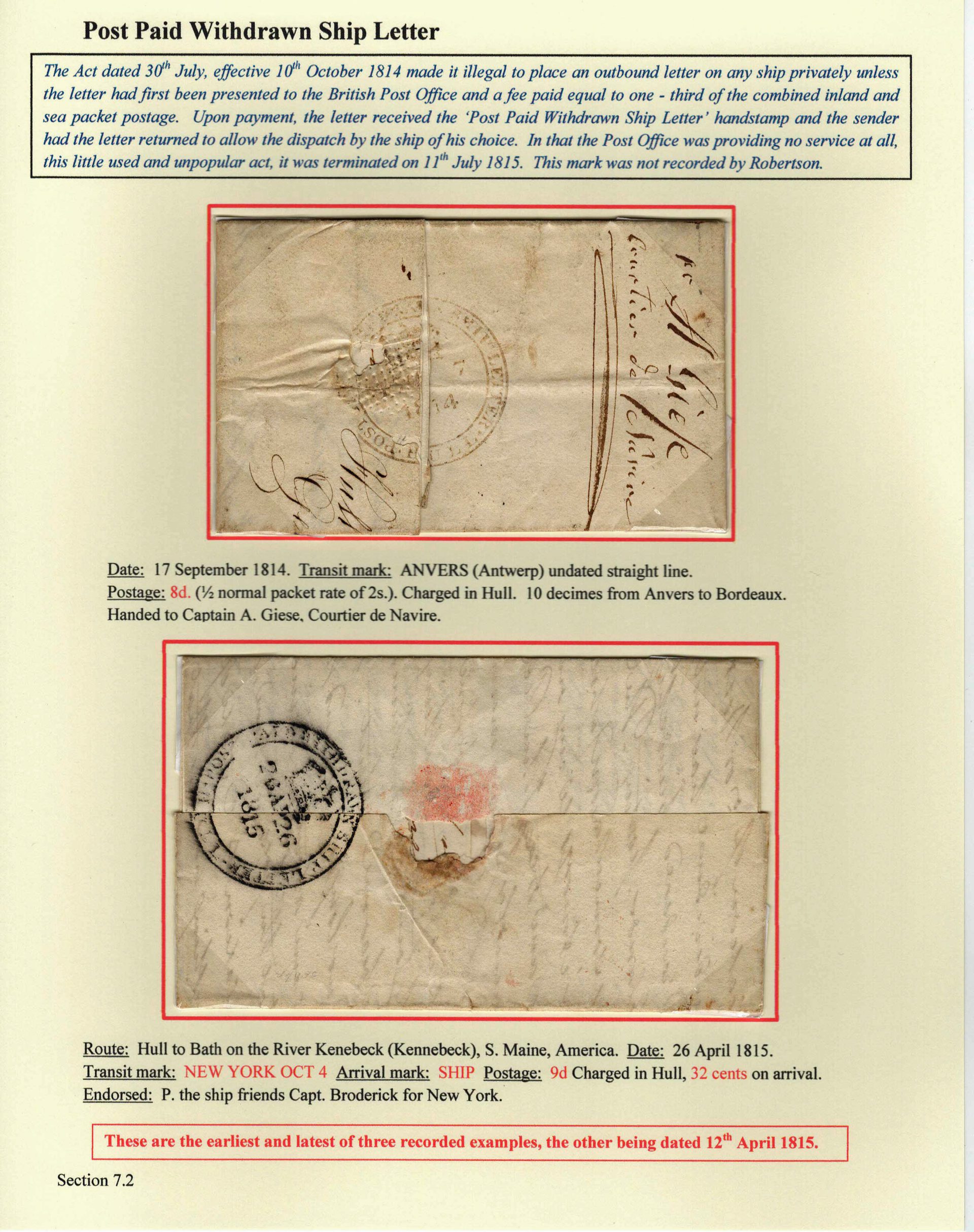 Kingston-upon-Hull Ship Letters - ABPS