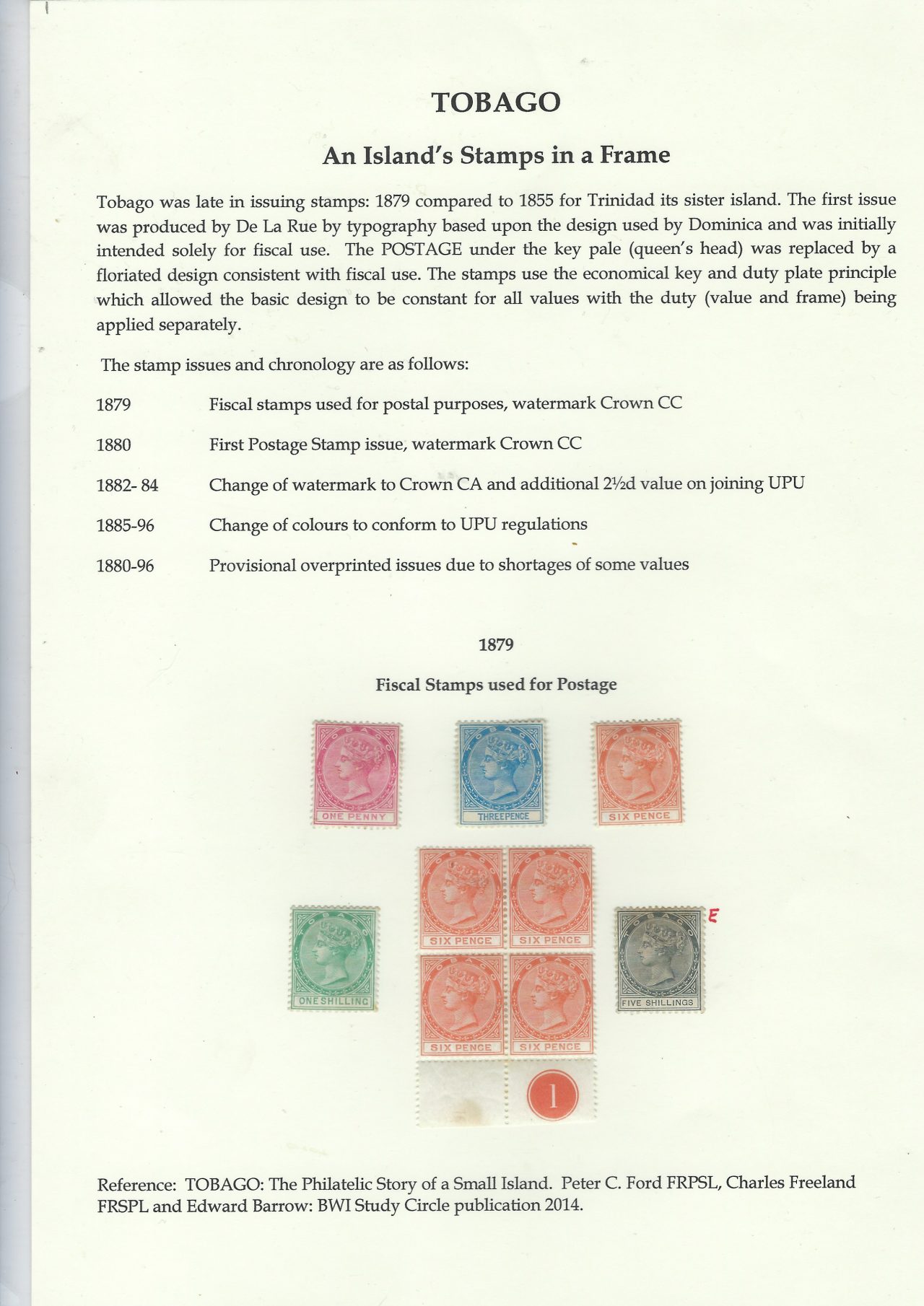 Stamps of Tobago - An Island in One Frame - ABPS