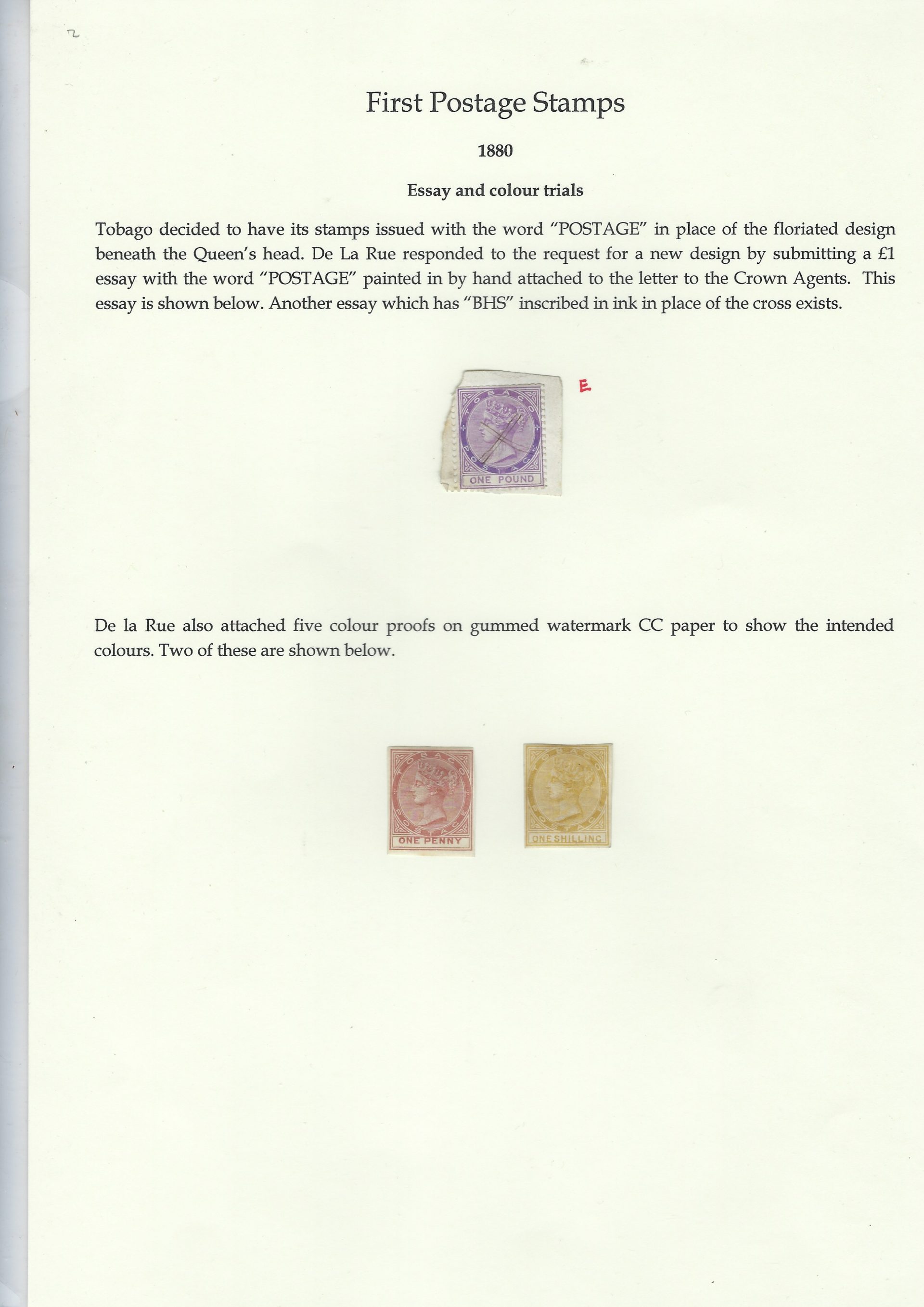 Stamps of Tobago - An Island in One Frame - ABPS