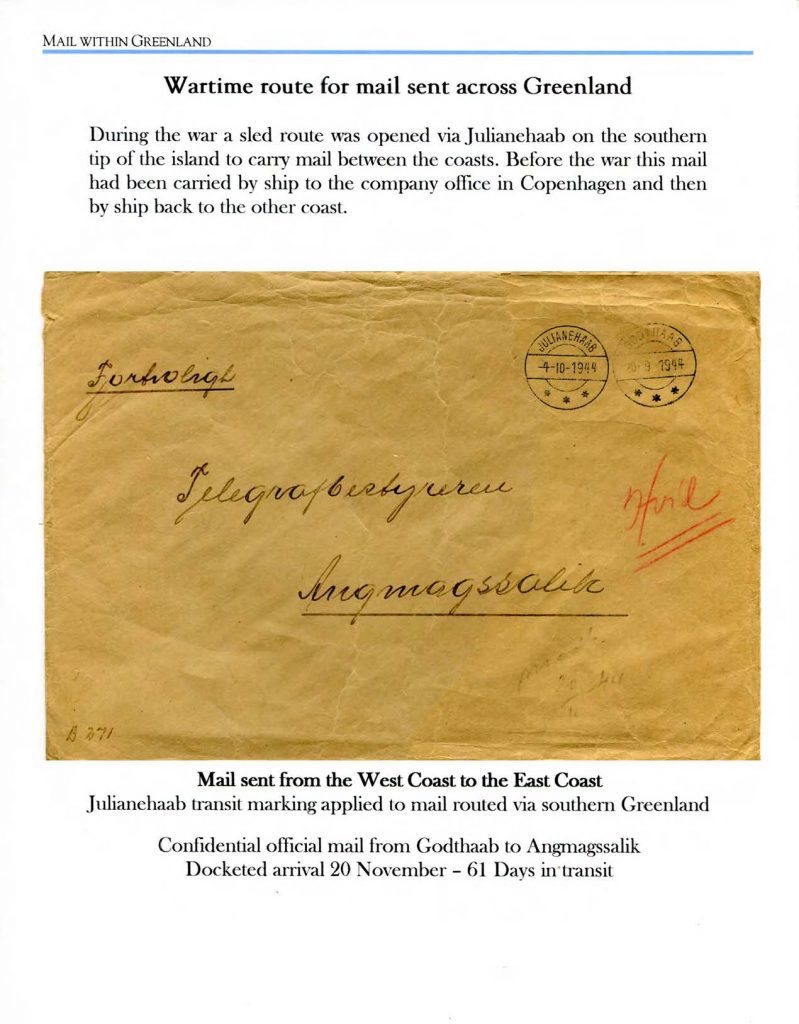 Greenland Mail during World War II - ABPS
