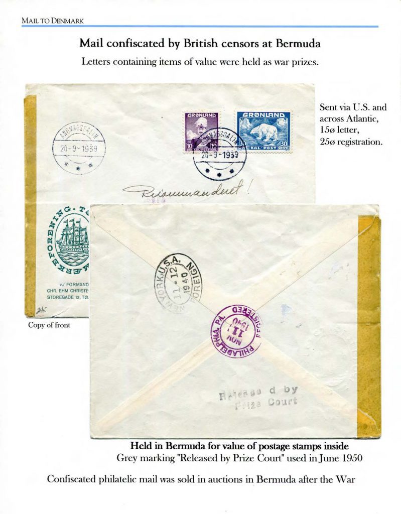 Greenland Mail during World War II - ABPS