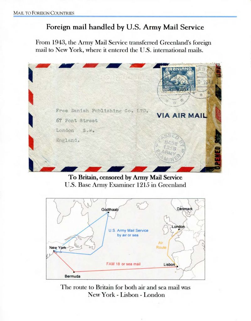 Greenland Mail during World War II - ABPS