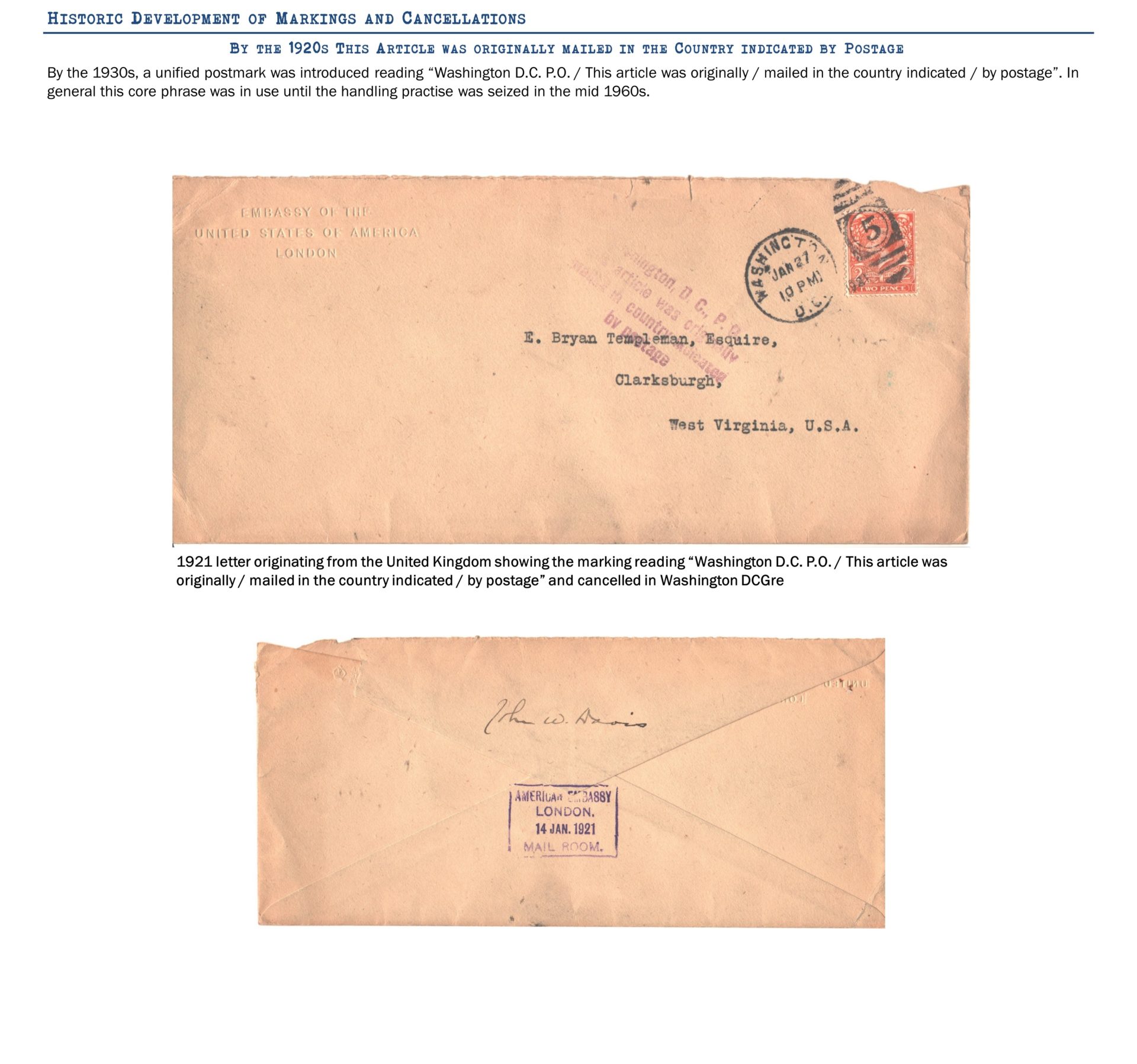 Private Mail in US Diplomatic Pouch - ABPS