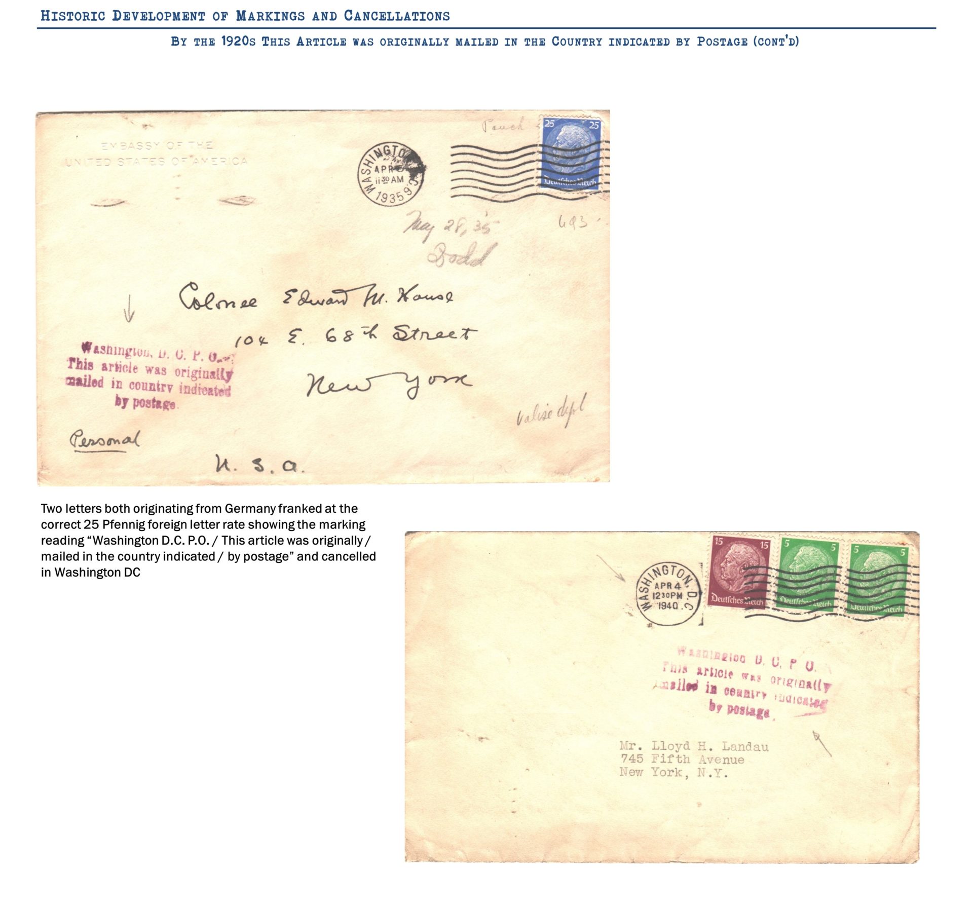 Private Mail in US Diplomatic Pouch - ABPS