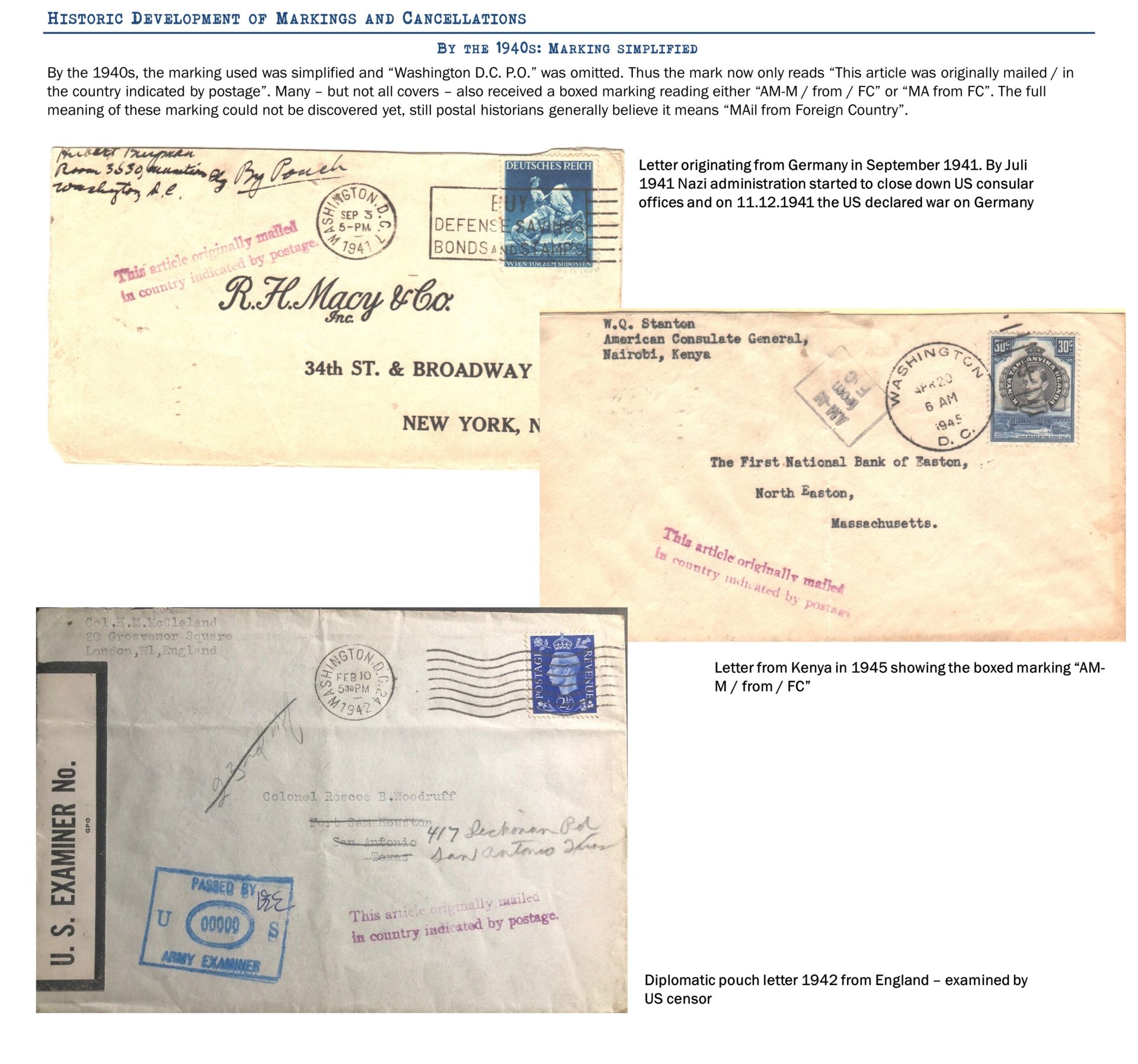 Private Mail in US Diplomatic Pouch - ABPS