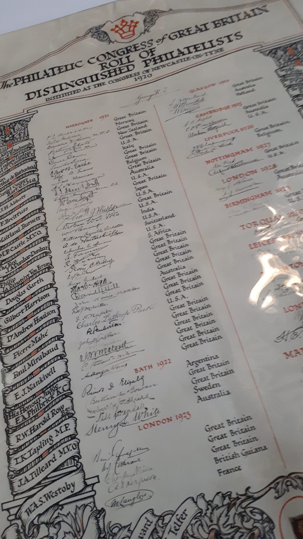 2023 Signatories to the Roll of Distinguished Philatelists - ABPS